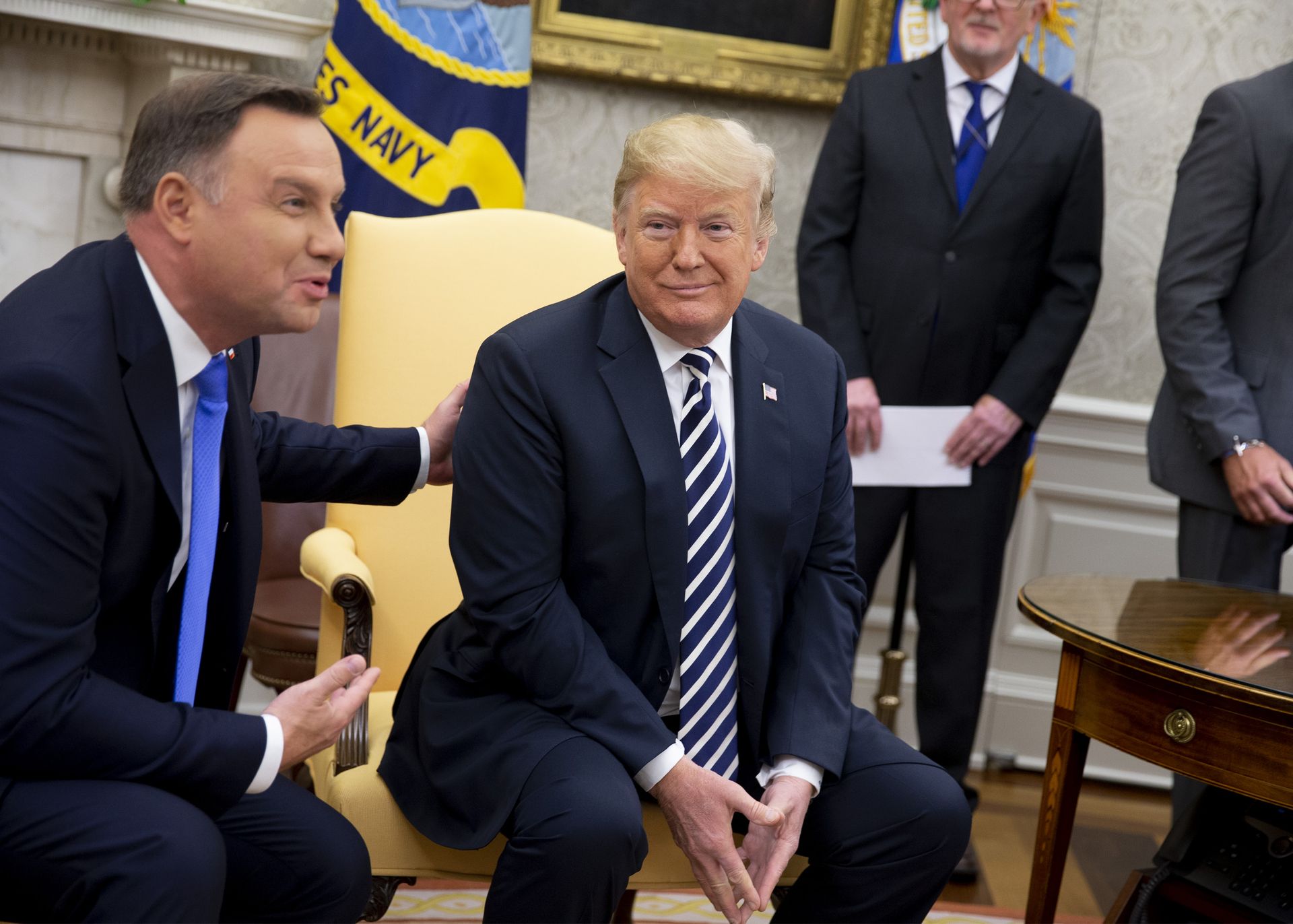 Andrzej Duda i Donald Trump w Nowym Jorku porozumieli się co do ...