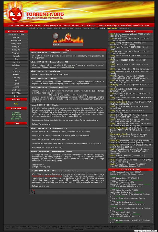 Koniec Torrenty.org. Po ponad 10 latach polska torrentownia zniknęła z ...