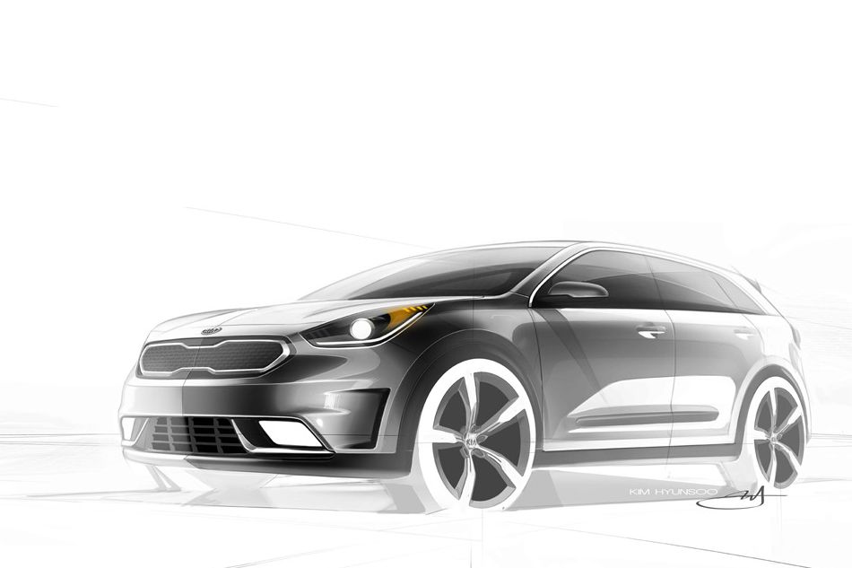 Kia Niro Nowy Hybrydowy Crossover Z Korei