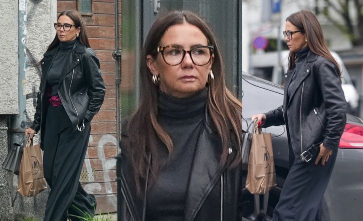 Naburmuszona Kinga Rusin już w Warszawie. Padniecie, za ile ma torbę ...