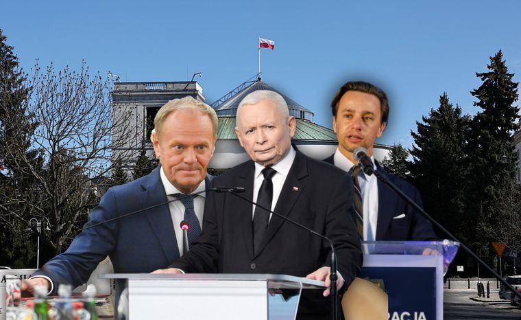 Najnowszy sondaż. Jedna partia ze znacznym spadkiem