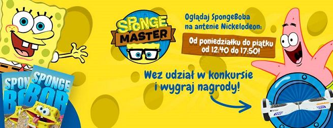 Aplikacja „Sponge Master” w Nickelodeon Polska. Odcinki animacji ...