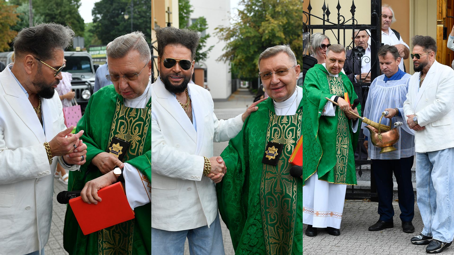 Krzysztof Rutkowski poświęcił auta w kościele. Ile milionów kosztują?