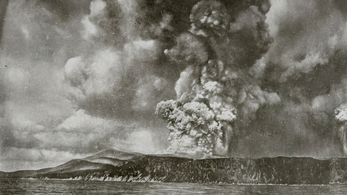 Wybuch wulkanu Krakatau w 1883 r. Doprowadził do śmierci tysięcy ludzi