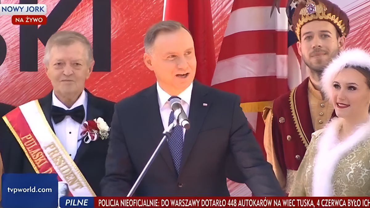 Wszystko szło na żywo. Widzowie TVP usłyszeli, co Polonia myśli o wizycie Andrzeja Dudy - WP ...