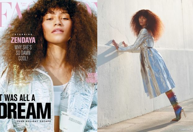 Zendaya na okładce "Fashion Magazine" - Pudelek