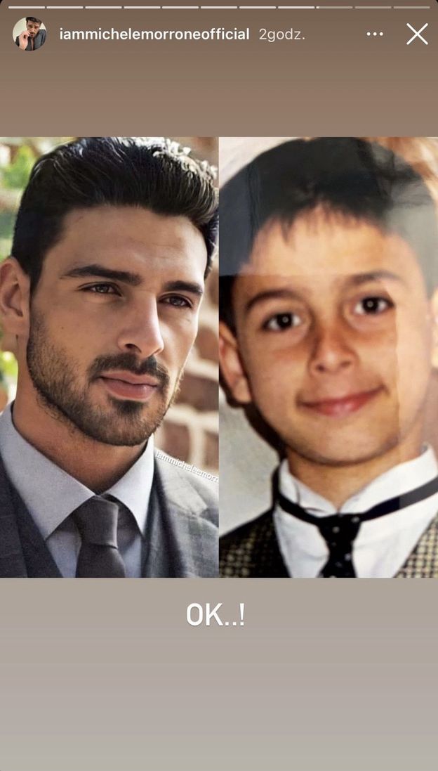 Michele Morrone pokazał zdjęcie z dzieciństwa. Tak wyglądał jako BABY ...