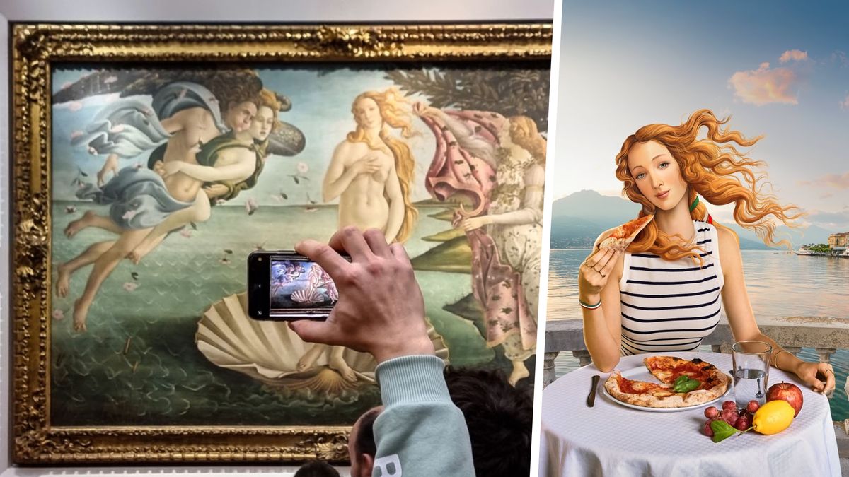 Włochy. Bohaterka XV-wiecznego obrazu "Narodziny Wenus" została XXI ...