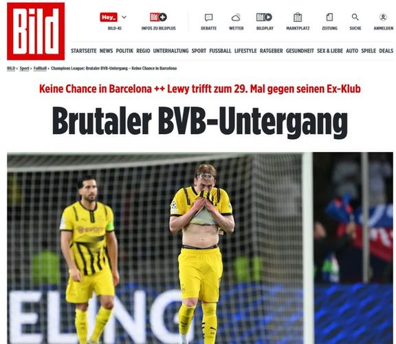 "Wszystko przez Lewandowskiego". Niemieckie media wprost o klęsce Borussii