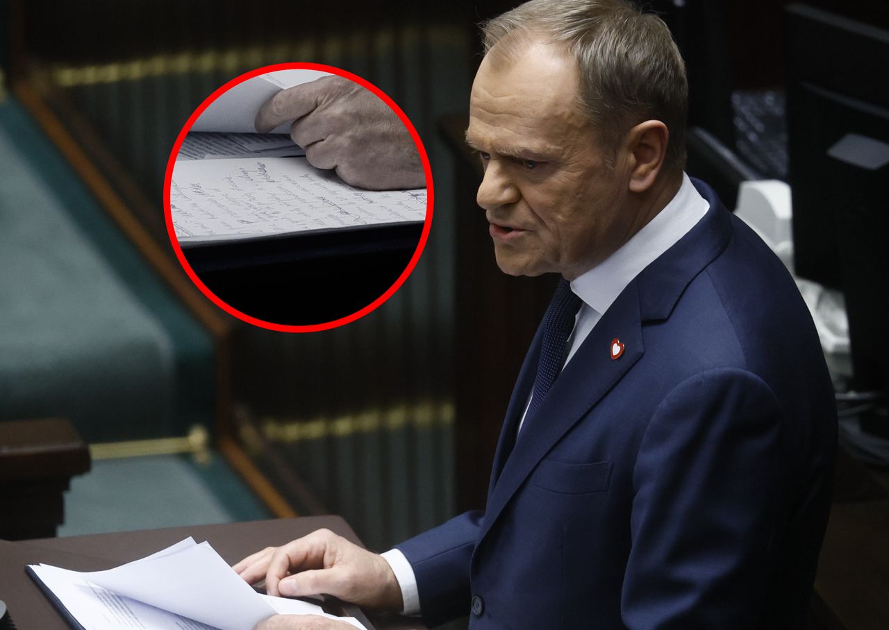 Zdjęcie Notatek Tuska Obiegło Sieć Oto Powód