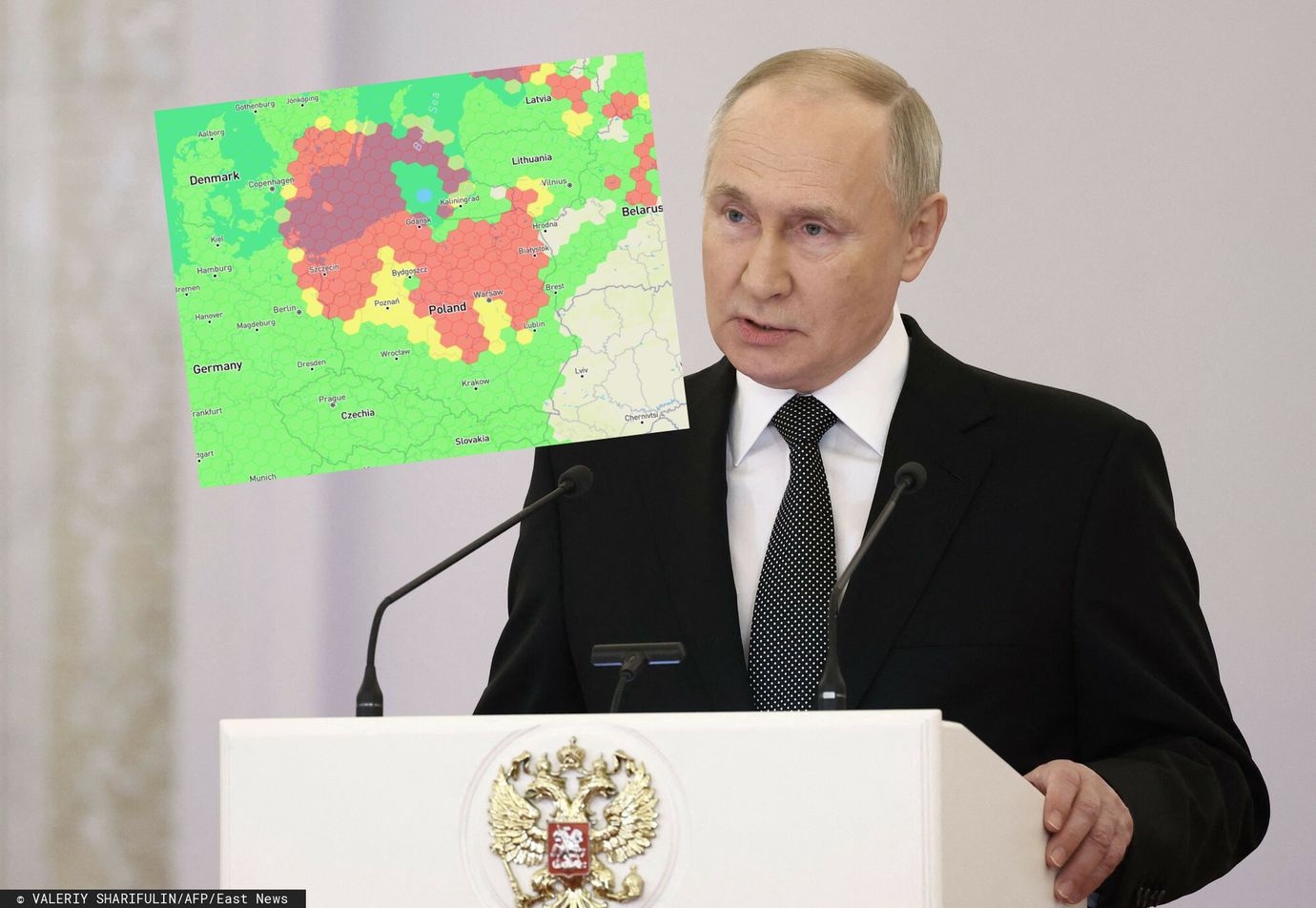 Co się dzieje wokół Polski? Czerwona mapa od zakłóceń