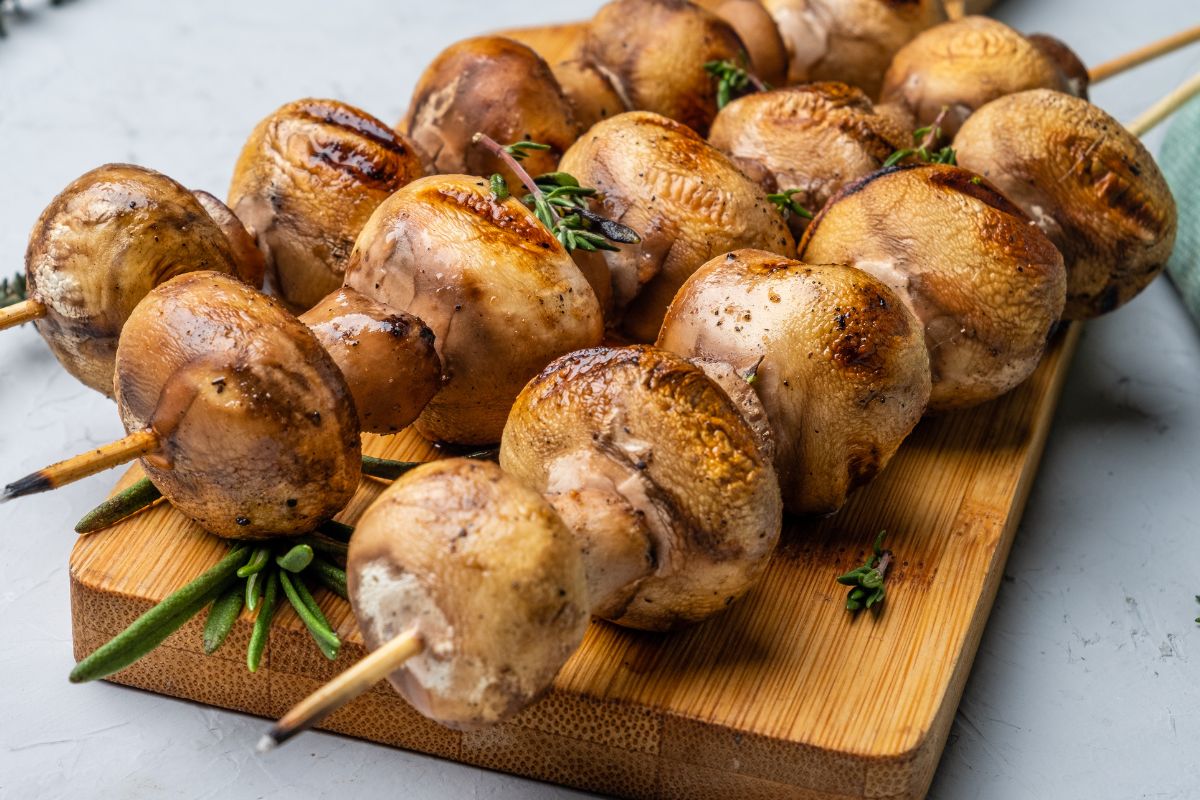 Pieczarki z grilla znikają szybciej niż pieczone kiełbaski. Takie są ...