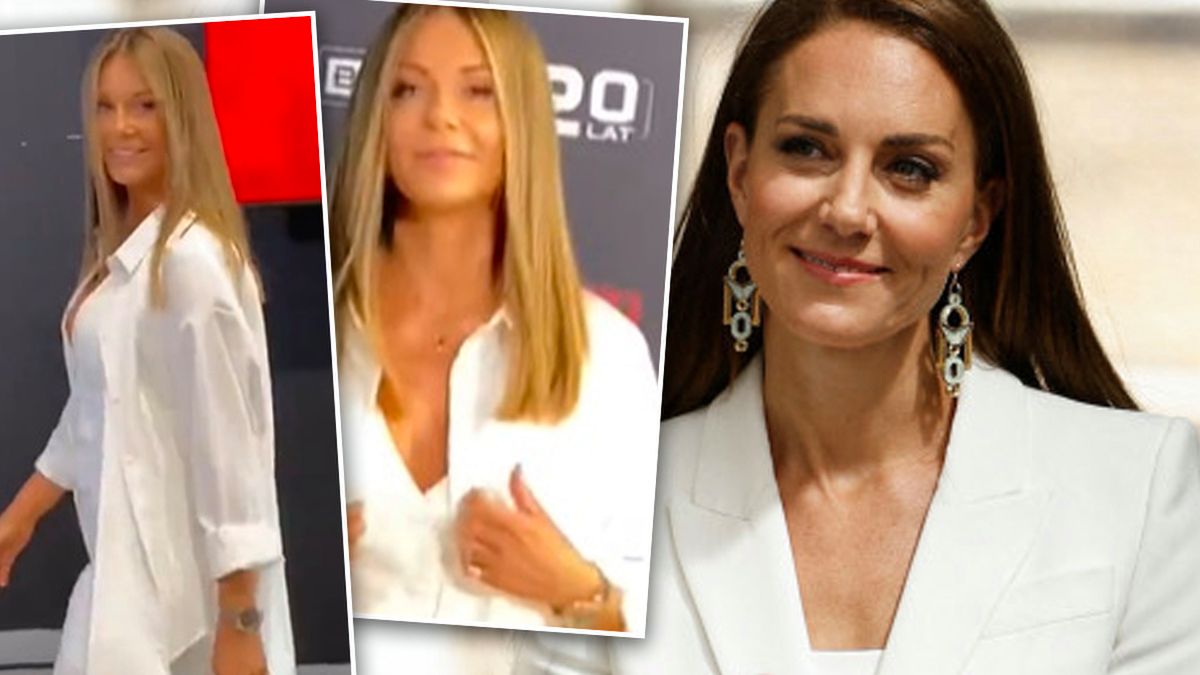 Księżna Kate i Małgorzata Rozenek w tym samym czasie pojawiły się w ...