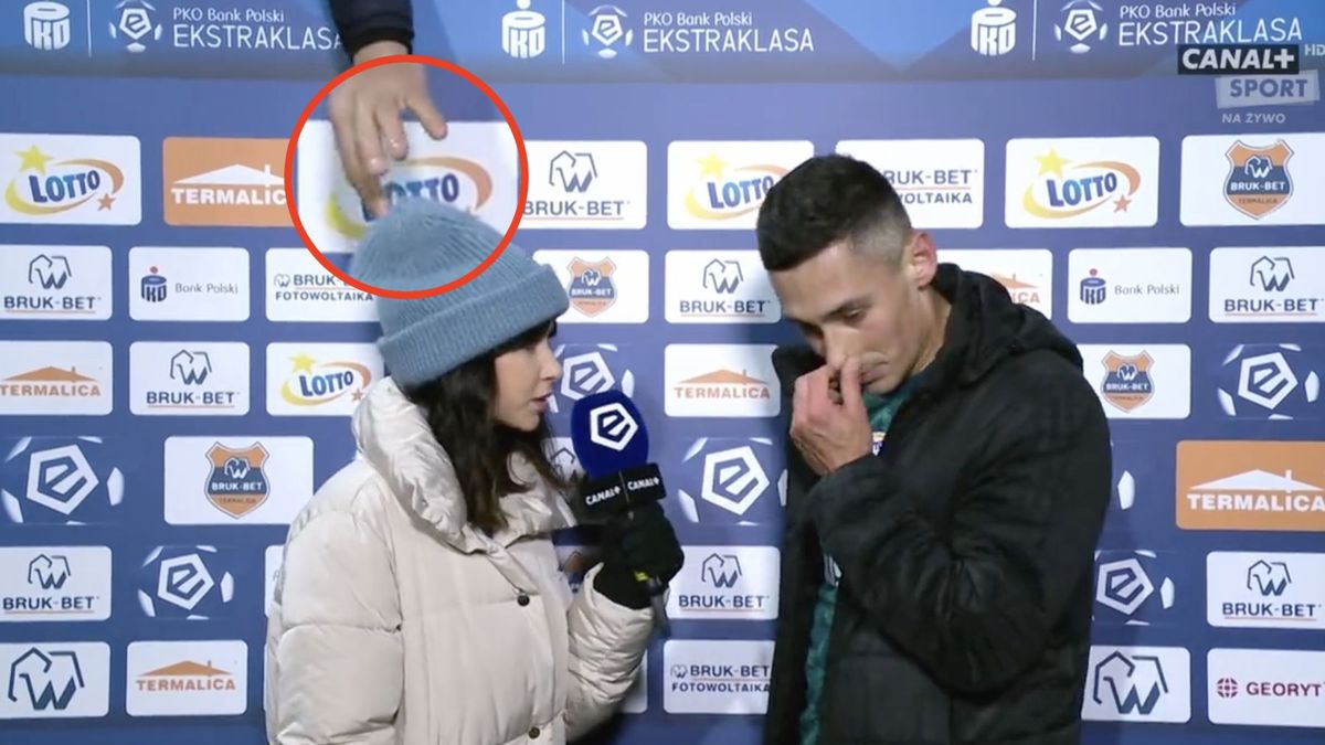 Niecodzienna sytuacja w Ekstraklasie. Polska reporterka nie wiedziała ...
