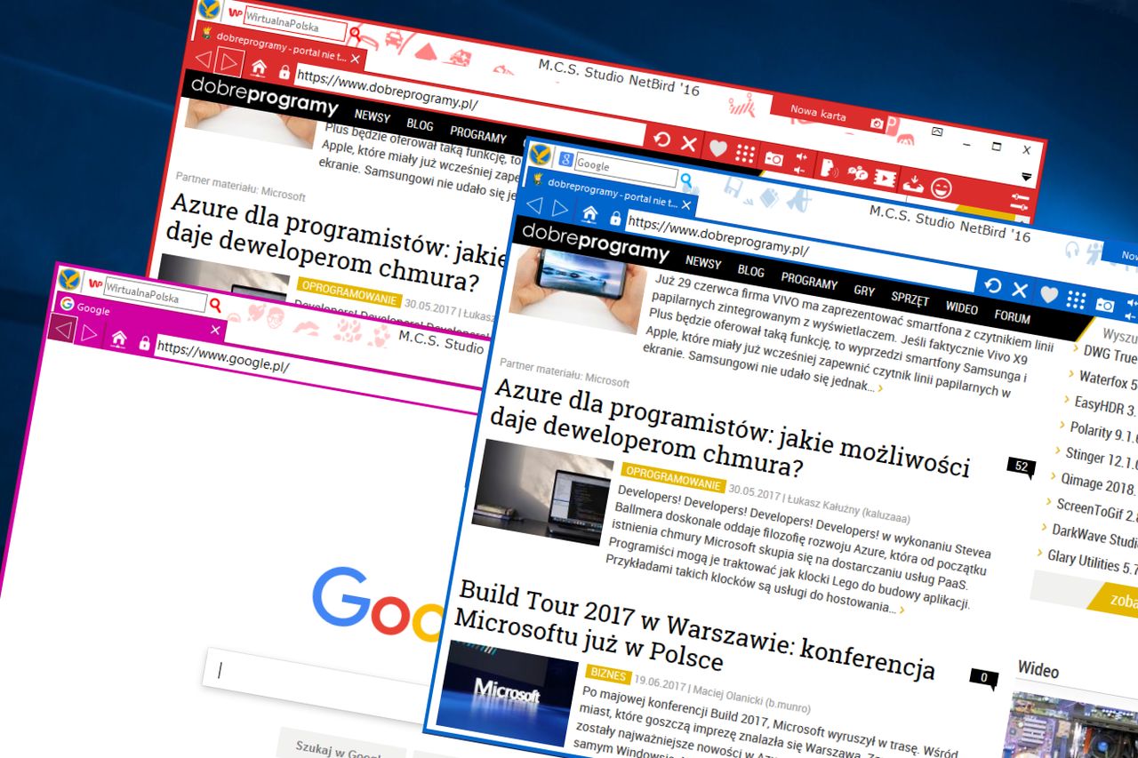 Polskie dobre programy: NetBird – zupełnie nowa przeglądarka z Gecko