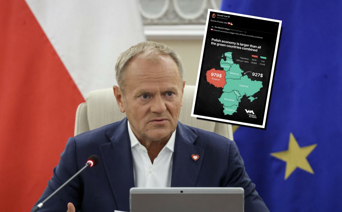 Kolejny taki wpis Tuska. Tym razem chodzi o PKB Polski - Money.pl