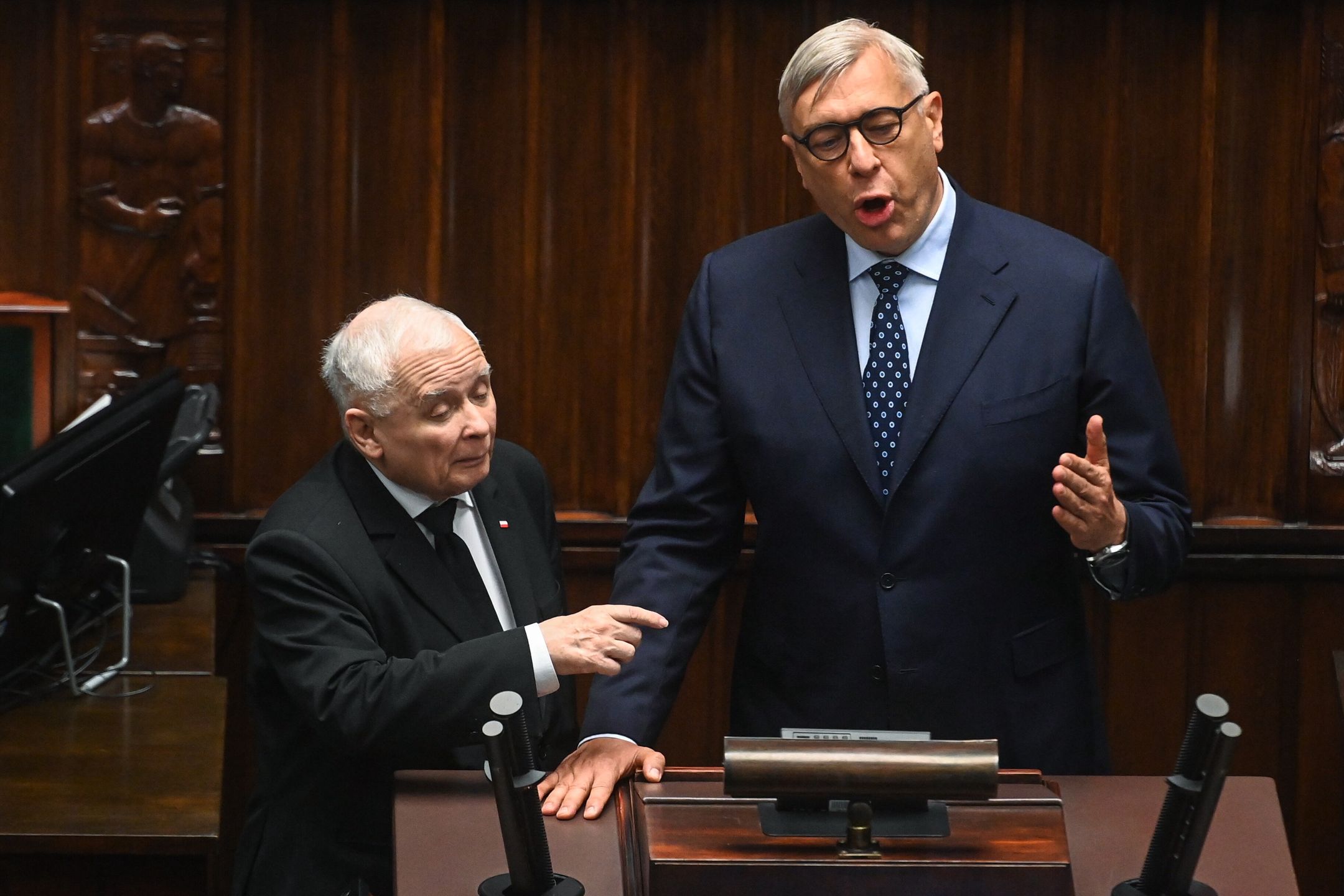 Ojciec Giertycha do Kaczyńskiego: przeproś Romana