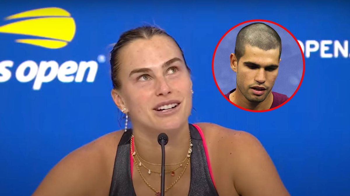 Sabalenka aż przewróciła oczami. Potem zaczęła mówić o Alcarazie