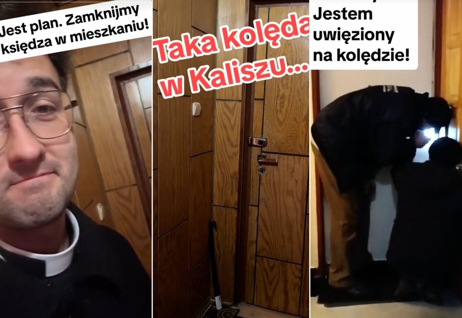 Ksiądz uwięziony w domu parafianki. Nietypowa sytuacja w trakcie kolędy
