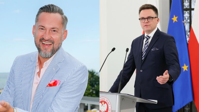 Hołownia siedzi na plecach Prokopa. Spójrzcie tylko na to zdjęcie. Hit - Pudelek