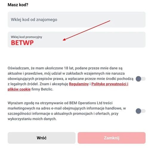 Kod promocyjny Betclic - czerwiec 2026 | 50 zł bez ryzyka + Gra bez podatku