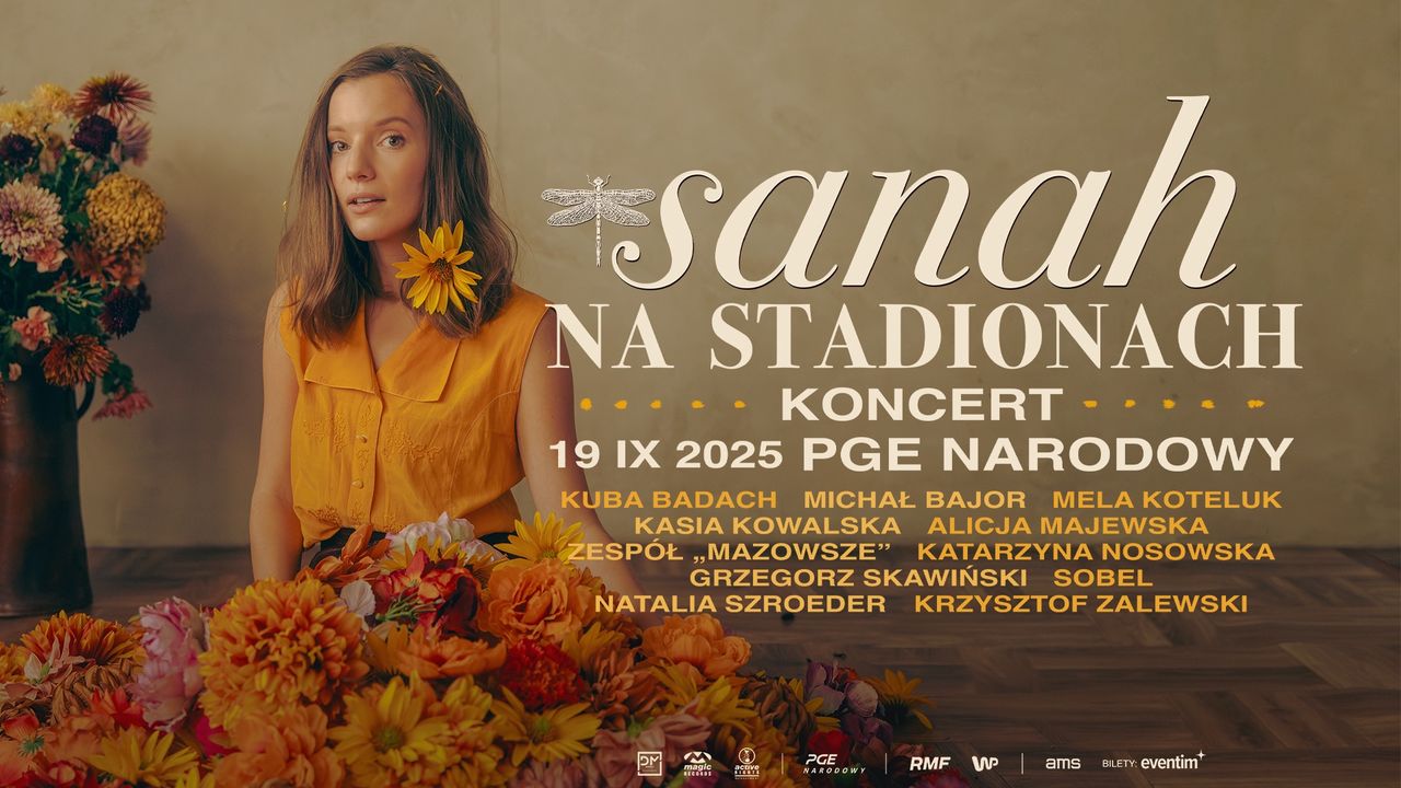Sanah wraca na PGE Narodowy! Wyjątkowy koncert z plejadą gwiazd