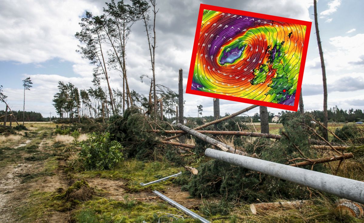 15 ostrzeżeń i 124 alerty. Dramatyczne skutki orkanu w Anglii - WP ...