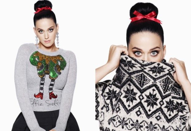 Świąteczna Katy Perry w reklamie H&M - Pudelek