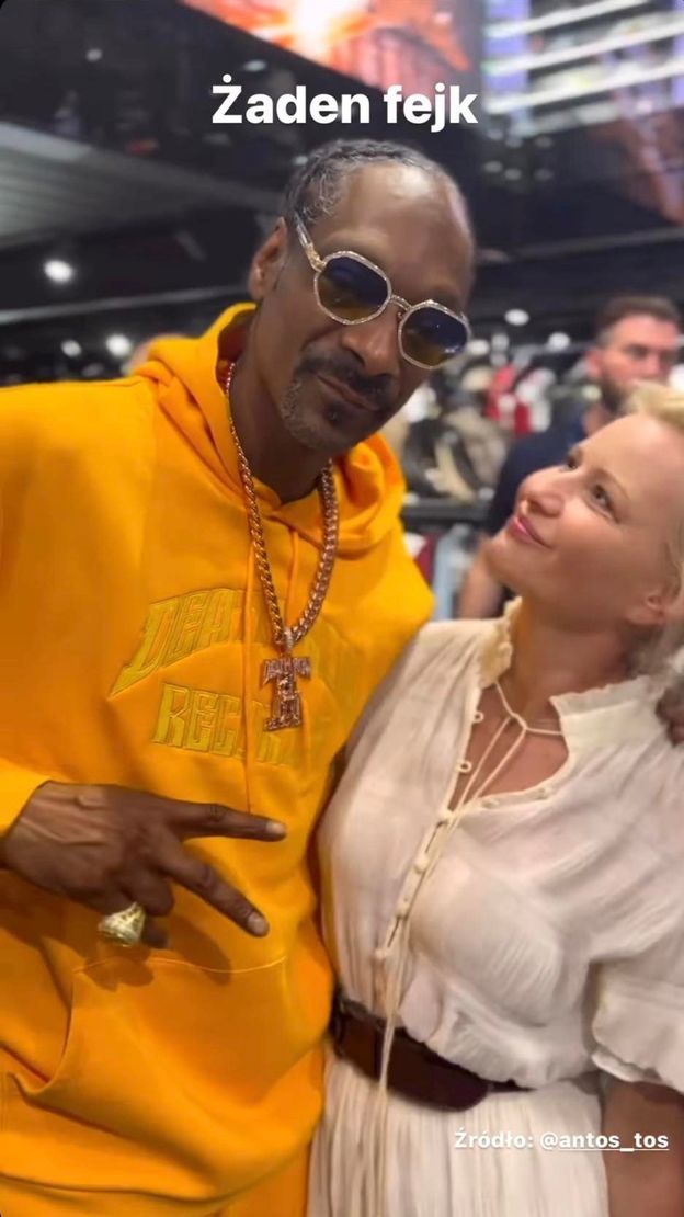 Co za spotkanie! Kożuchowska wtula się w Snoop Dogga (WIDEO) - Pudelek