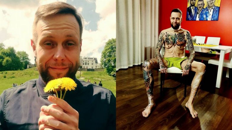 Mateusz "Big Boy" Borkowski z "Gogglebox" wytatuował sobie imię NOWEJ ...