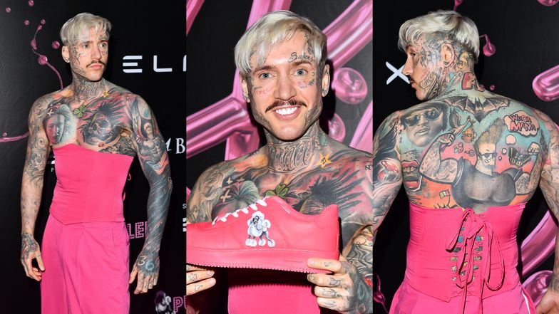 Stifler w różowym gorsecie. Tego jeszcze nie zrobił - Pudelek