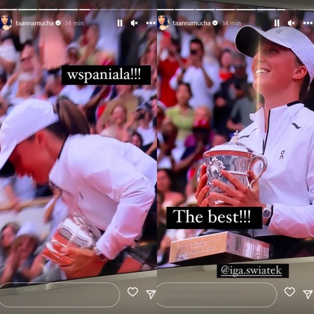 Iga Świątek mistrzynią Rolanda Garrosa! Znani gratulują tenisistce - Pudelek