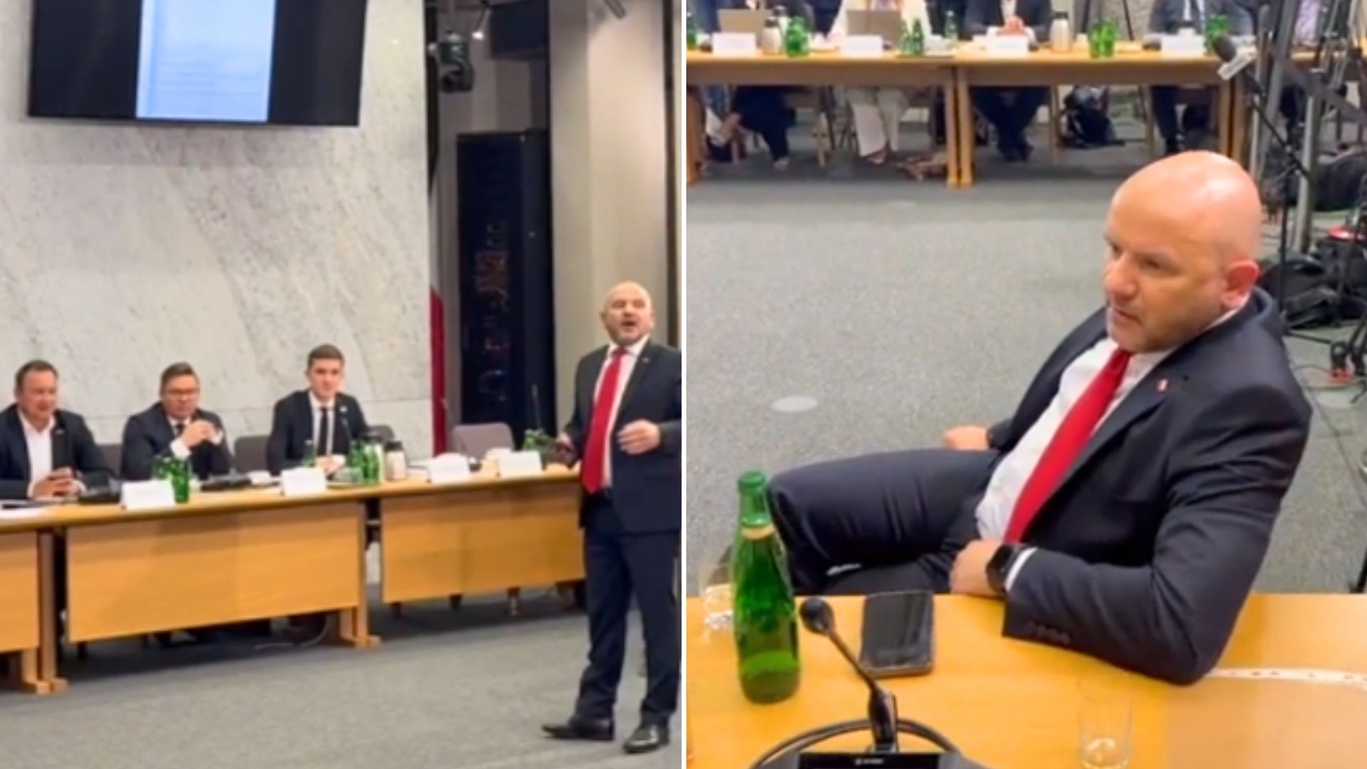 Kulisy przesłuchania Ziobry. Nagraliśmy zachowanie posła Goska
