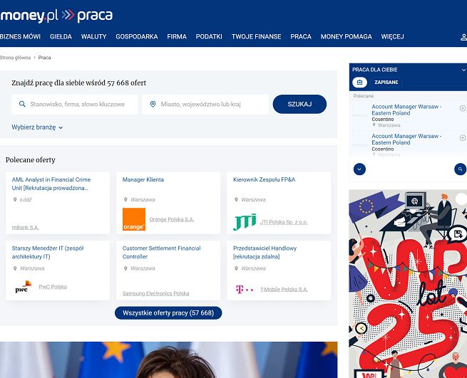 Money.pl z nową odsłoną serwisu o pracy