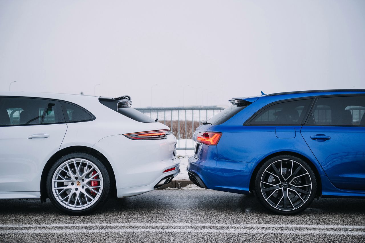 Porsche Panamera Sport Turismo Turbo vs Audi RS 6 Avant. Starcie dwóch ...