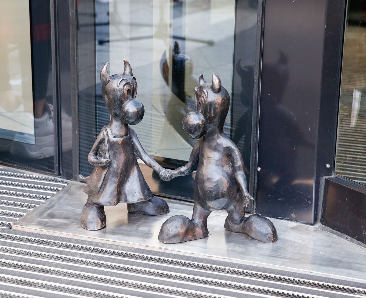 Katowice. Beboki wybrały się na zakupy, miasto ma nowy symbol ...