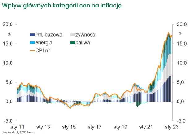 Inflacja w lutym 2023 r. w Polsce - przewidywania ekonomistów - Money.pl