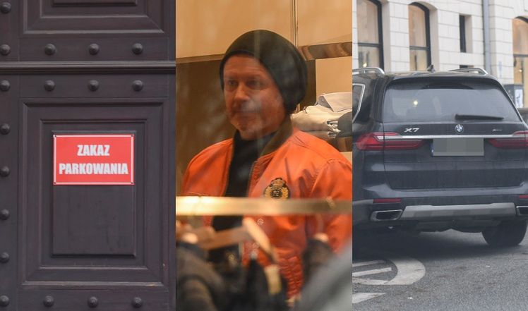 Radosław Majdan parkuje na zakazie BMW za pół miliona (ZDJĘCIA) - Pudelek