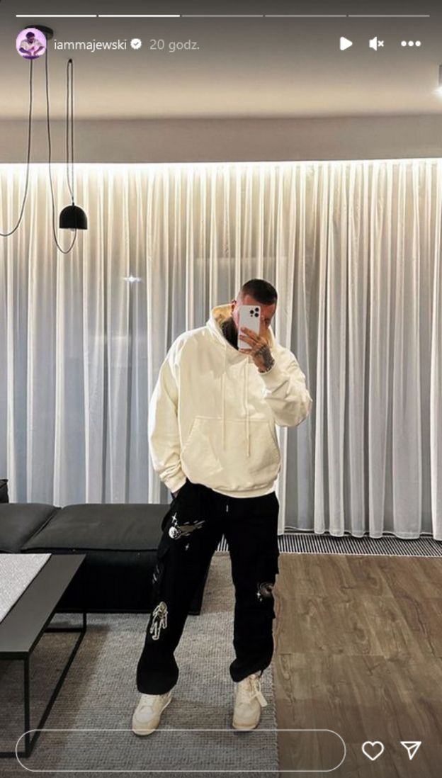 Majewski wyprowadził się od Deynn? Pokazał zdjęcie z apartamentu - Pudelek