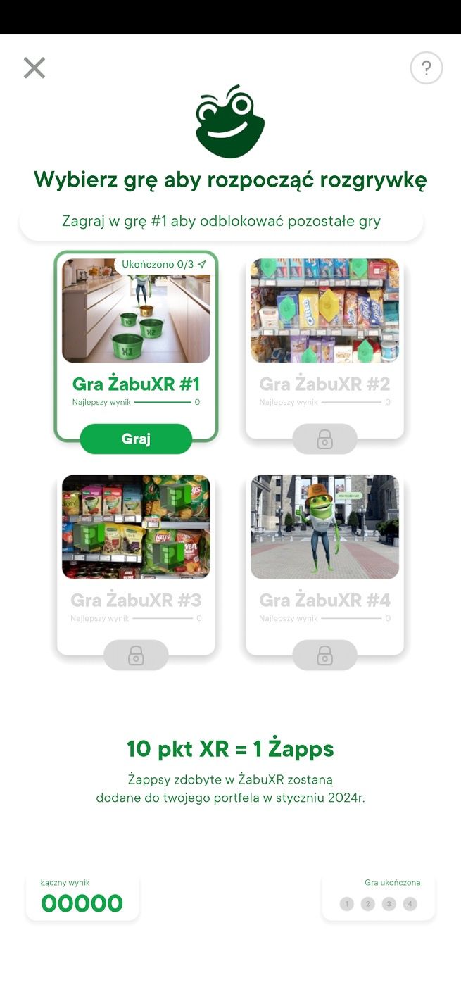 Ruszyły testy nowych scenariuszy gry mobilnej Żabu