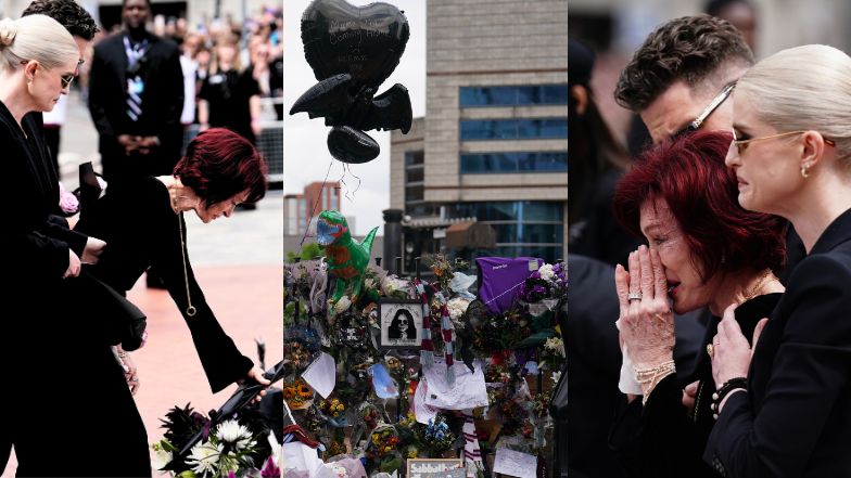 Pogrzeb Ozzy'ego Osbourne'a. Sharon Osbourne z córką i bliskimi oraz ... Pogrzeb Ozzy'ego Osbourne'a. Sharon Osbourne z córką i bliskimi oraz ...