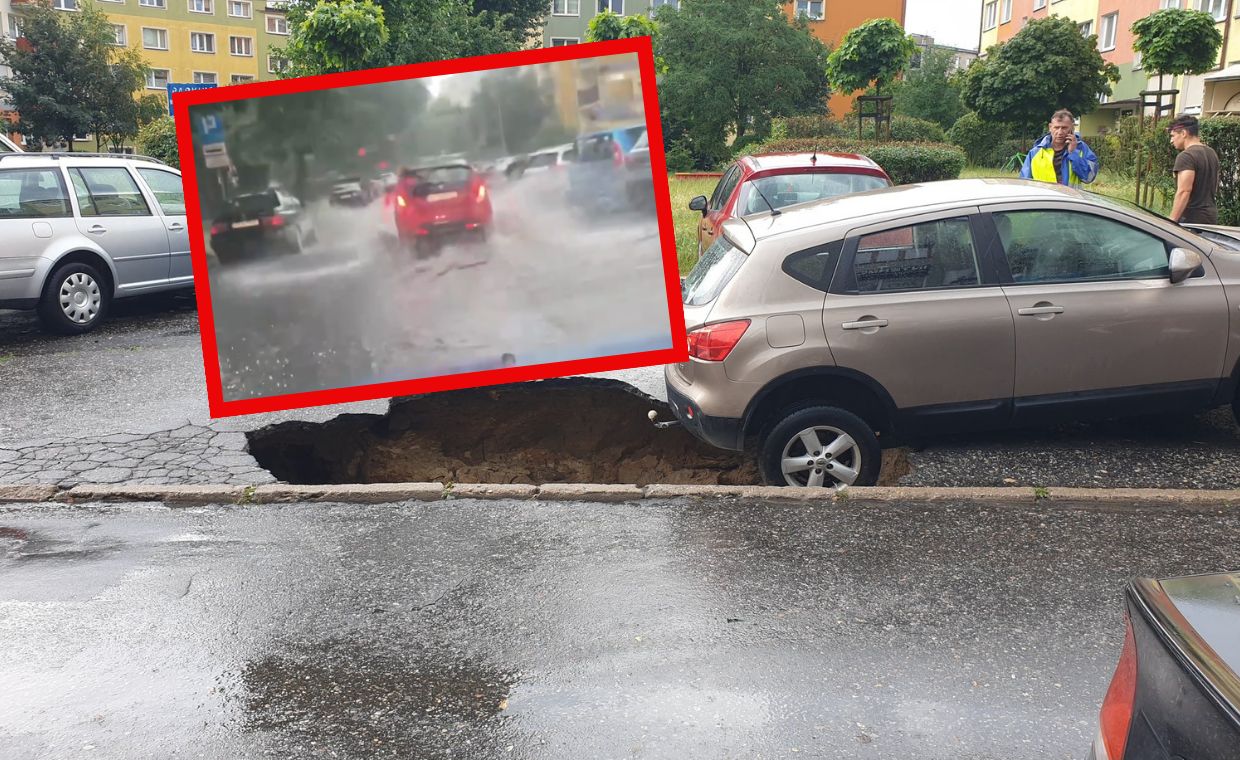 Poważne uszkodzenia. Potężna nawałnica przeszła nad miastem