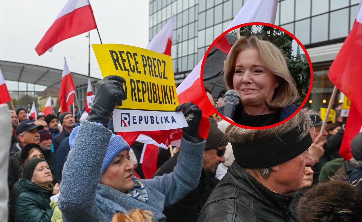 Holecka dziękowała widzom Republiki. Głos jej się załamał