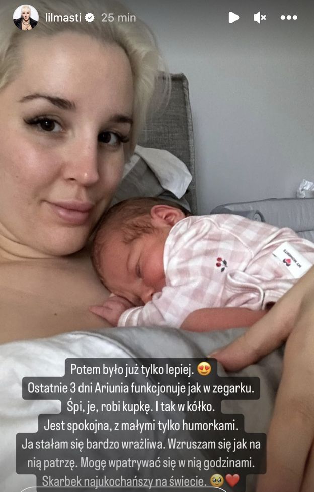 Lil Masti wyszła z córką ze szpitala. W domu pojawiły się problemy ...