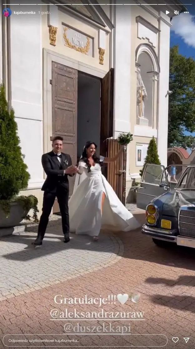 Aleksandra Żuraw wyszła za mąż! Influencerka transmitowała ślub na ...