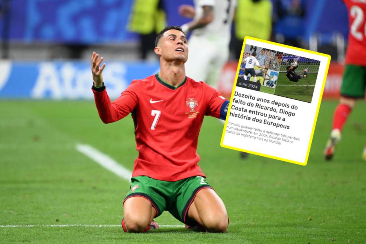 Przykry obrazek. Media rozpisują się o Ronaldo - WP SportoweFakty