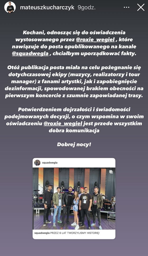 Niepokojące słowa Węgiel: "Przekroczyłeś wszystkie granice" - Pudelek