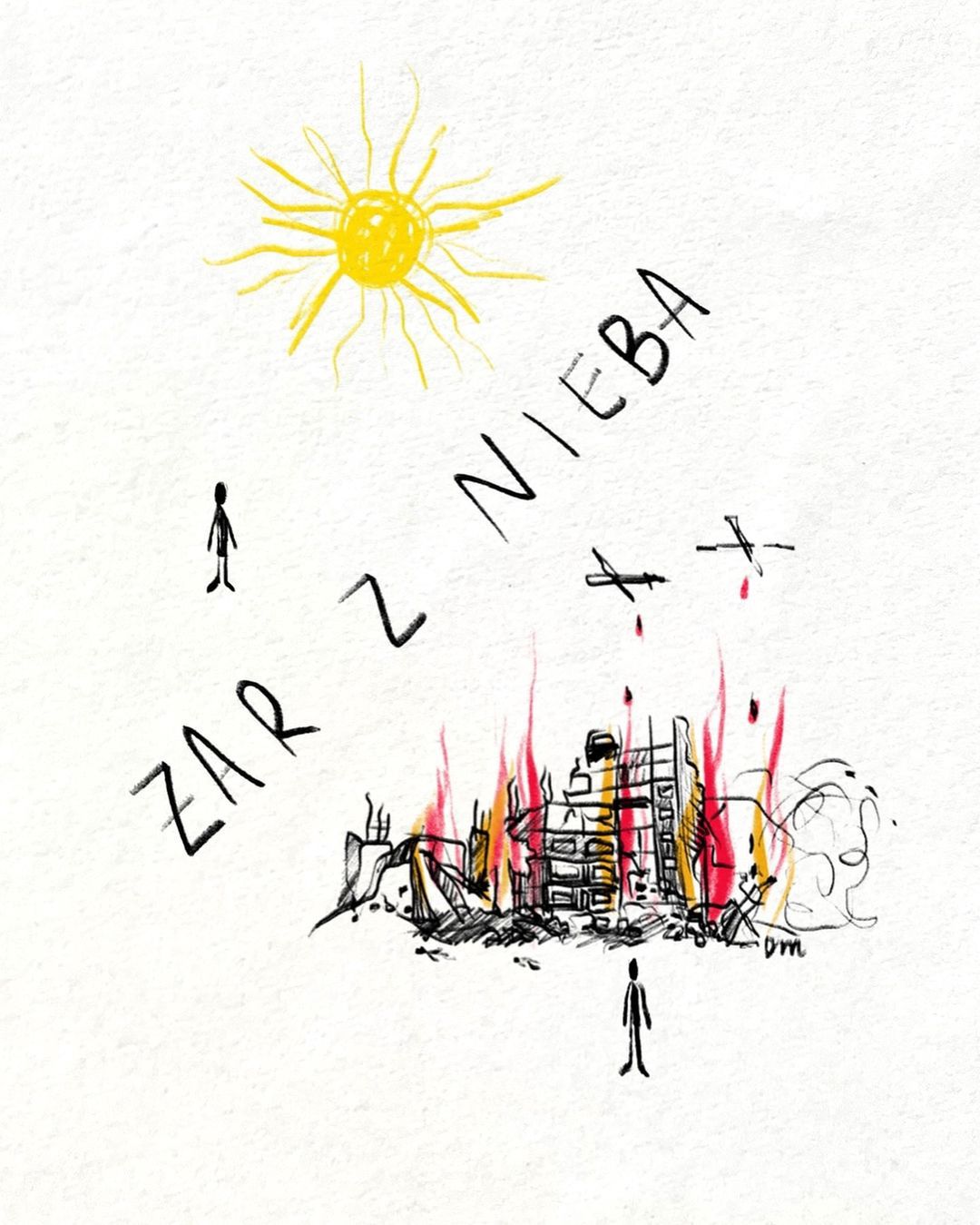 Wymowne grafiki Damięckiej. Ludzie poruszeni