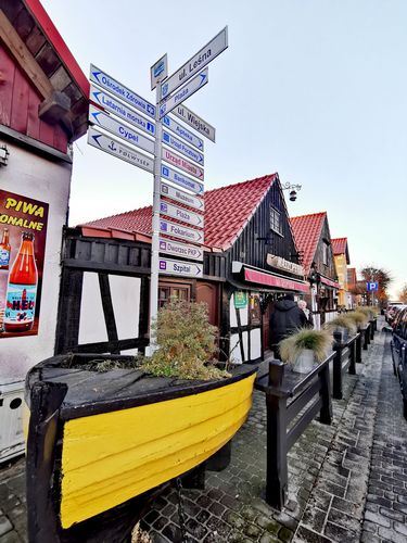 Foki, torosy i łabędzie śpiące przy wraku okrętu. Letni kurort zimą ...