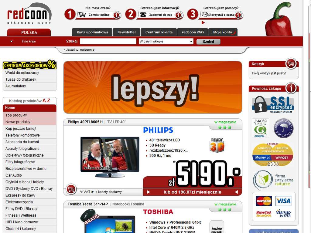 Najlepsze sklepy z elektroniką w polskiej Sieci [TOP 10]